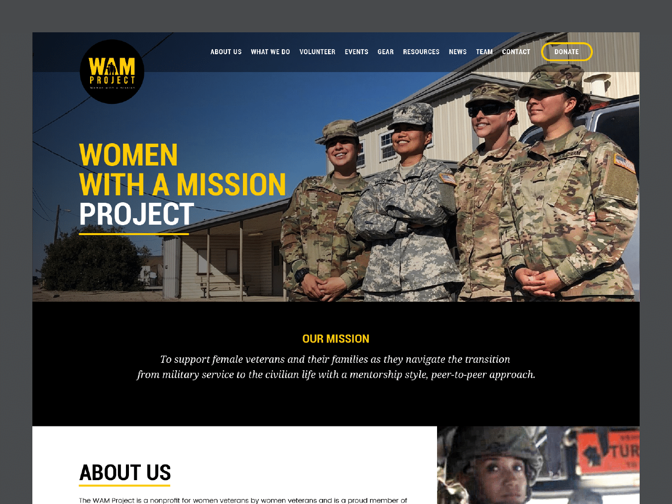 WAM Project » Web Design by Hire Jordan Smith