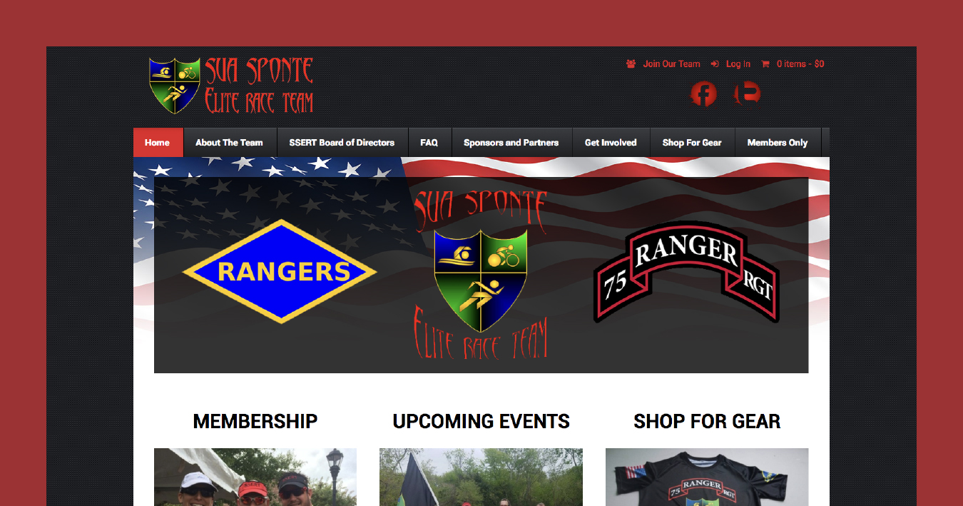 Sua Sponte Elite Race Team » Web Design by Hire Jordan Smith