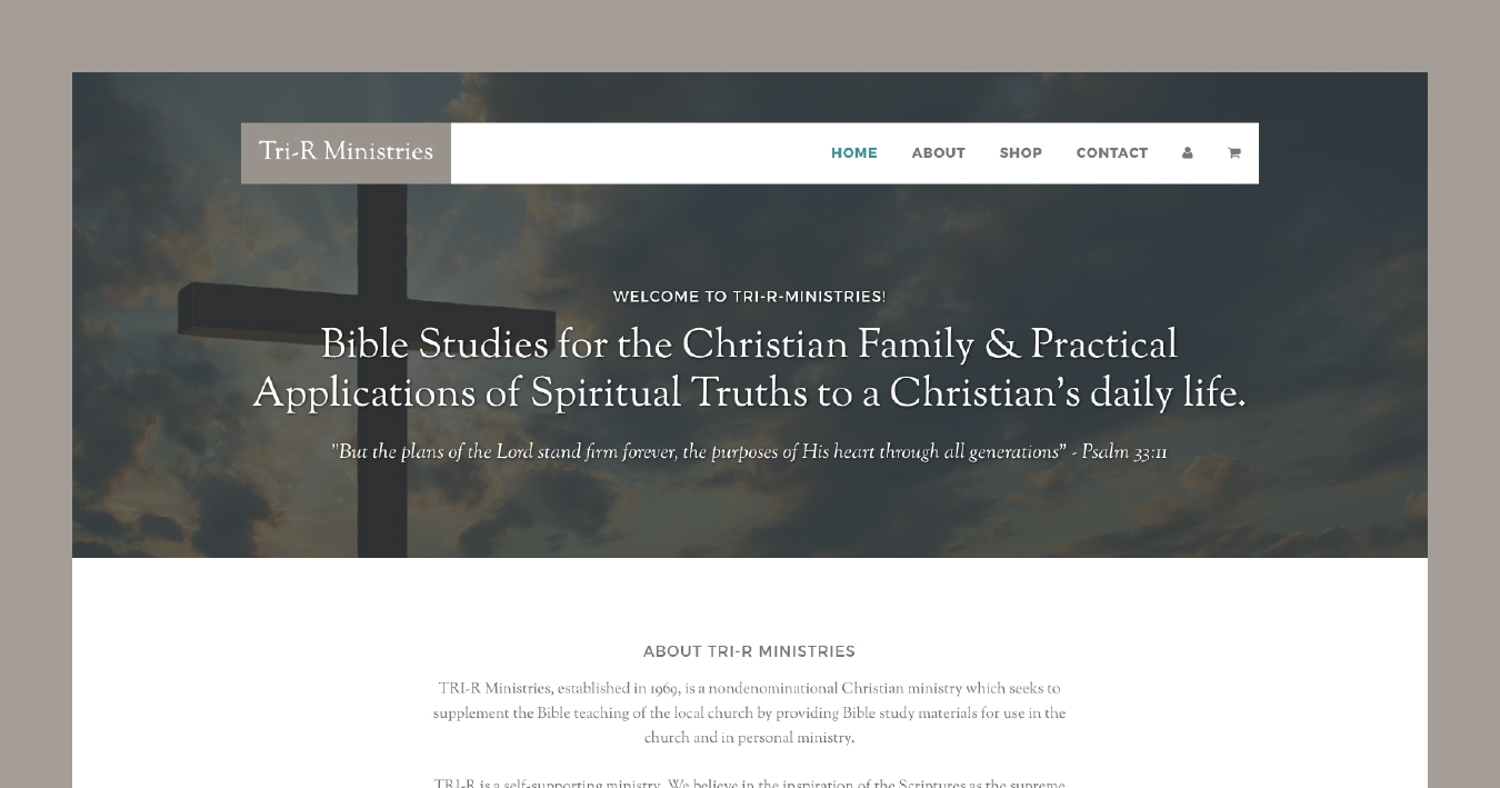 Tri-R Ministries » Web Design by Hire Jordan Smith