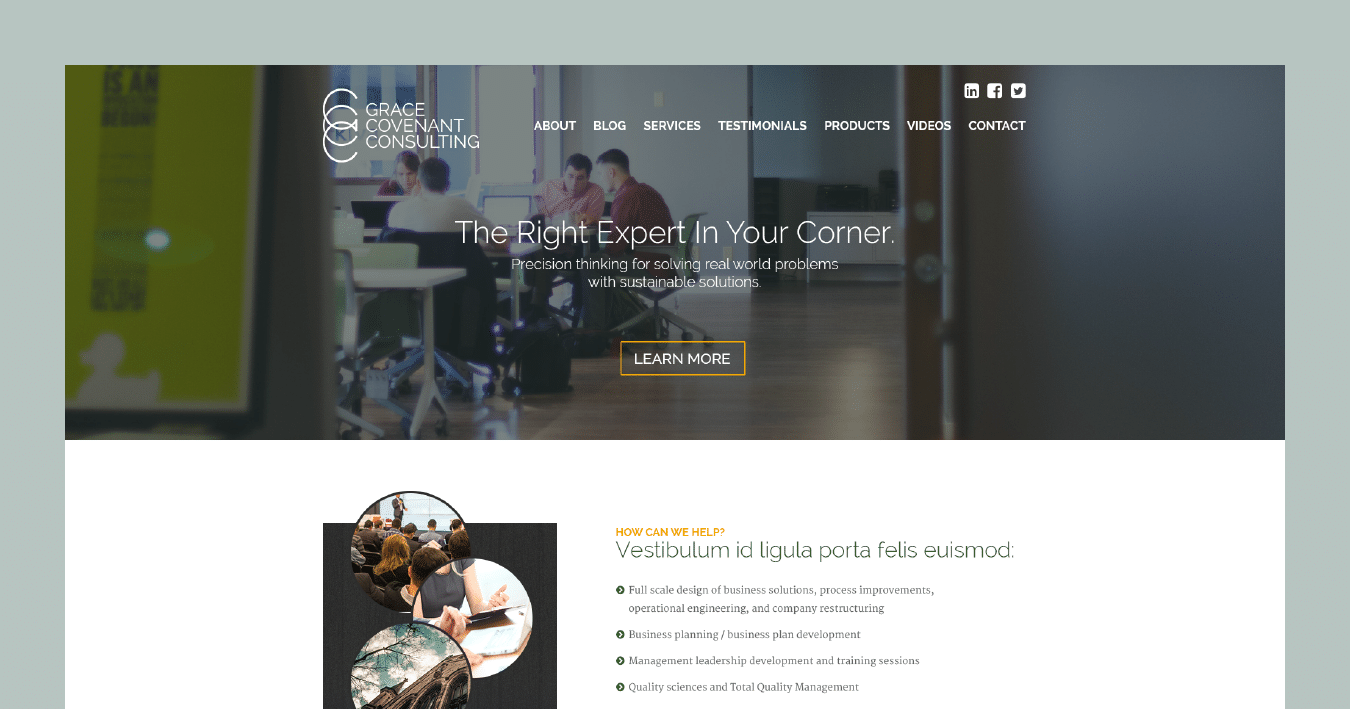 Grace Covenant Consulting » Logo Design by Hire Jordan Smith