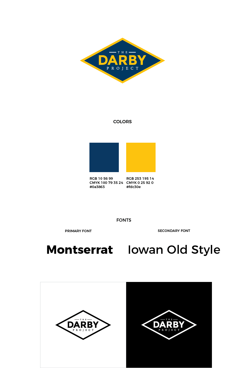 The Darby Project » Logo Design by Hire Jordan Smith