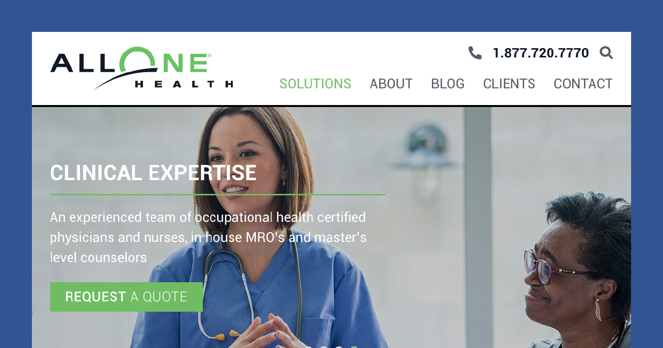 All One Health » Web Design by Hire Jordan Smith