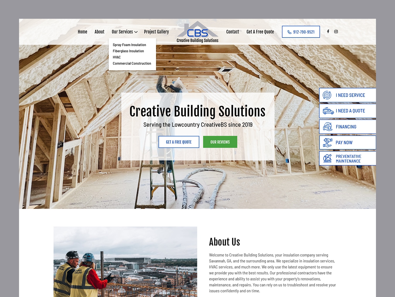 Armor Building Solutions » Web Design by Hire Jordan Smith